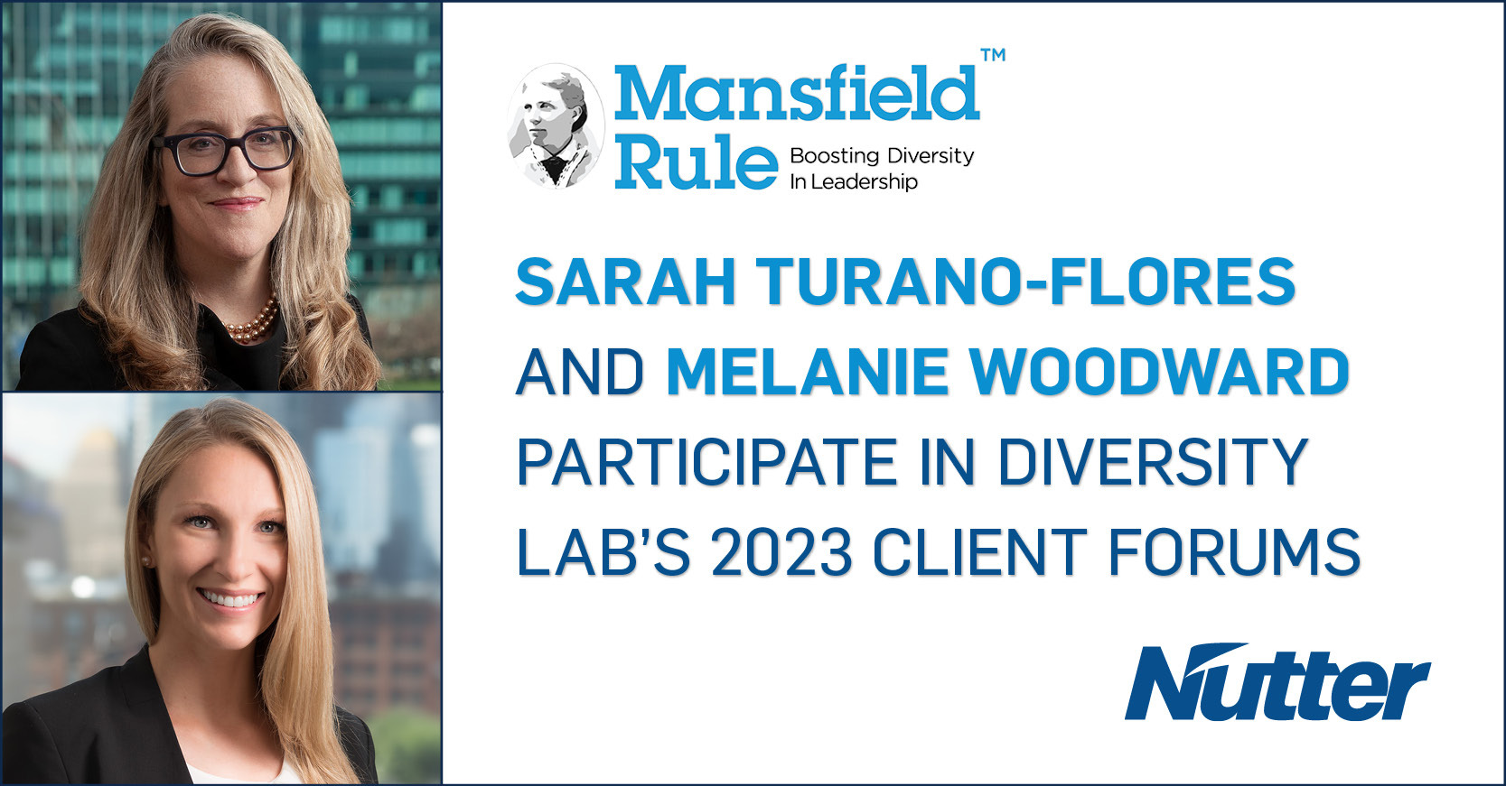 Sarah Turano-Flores and Melanie Woodward Participate in Diversity Lab’s ...